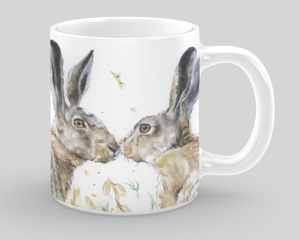 Fine Bone China Mug - Hare 'n' Kisses Close-Up – Country Creation
