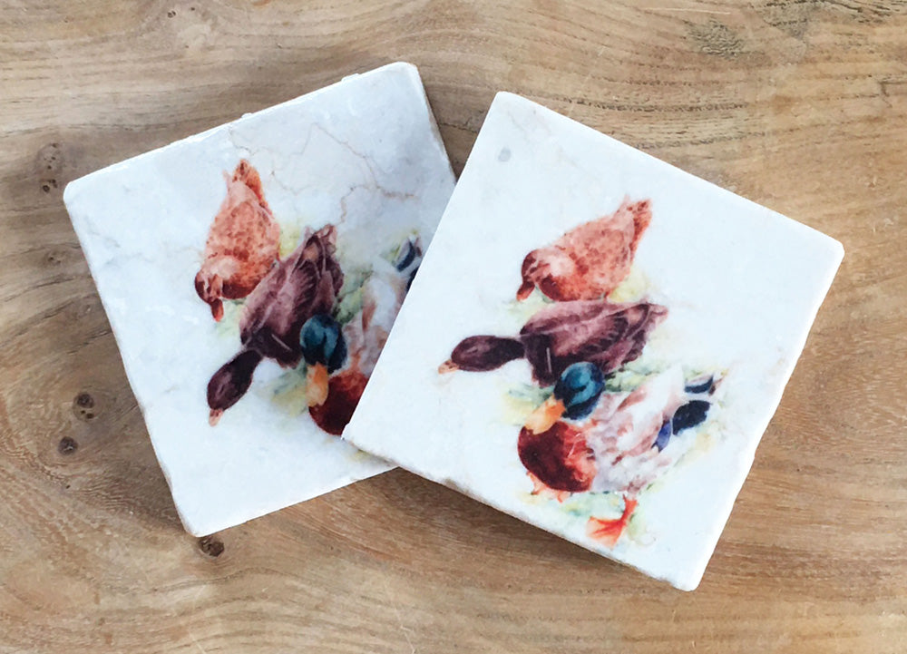 Marble Coaster - Mallards – Country Creation